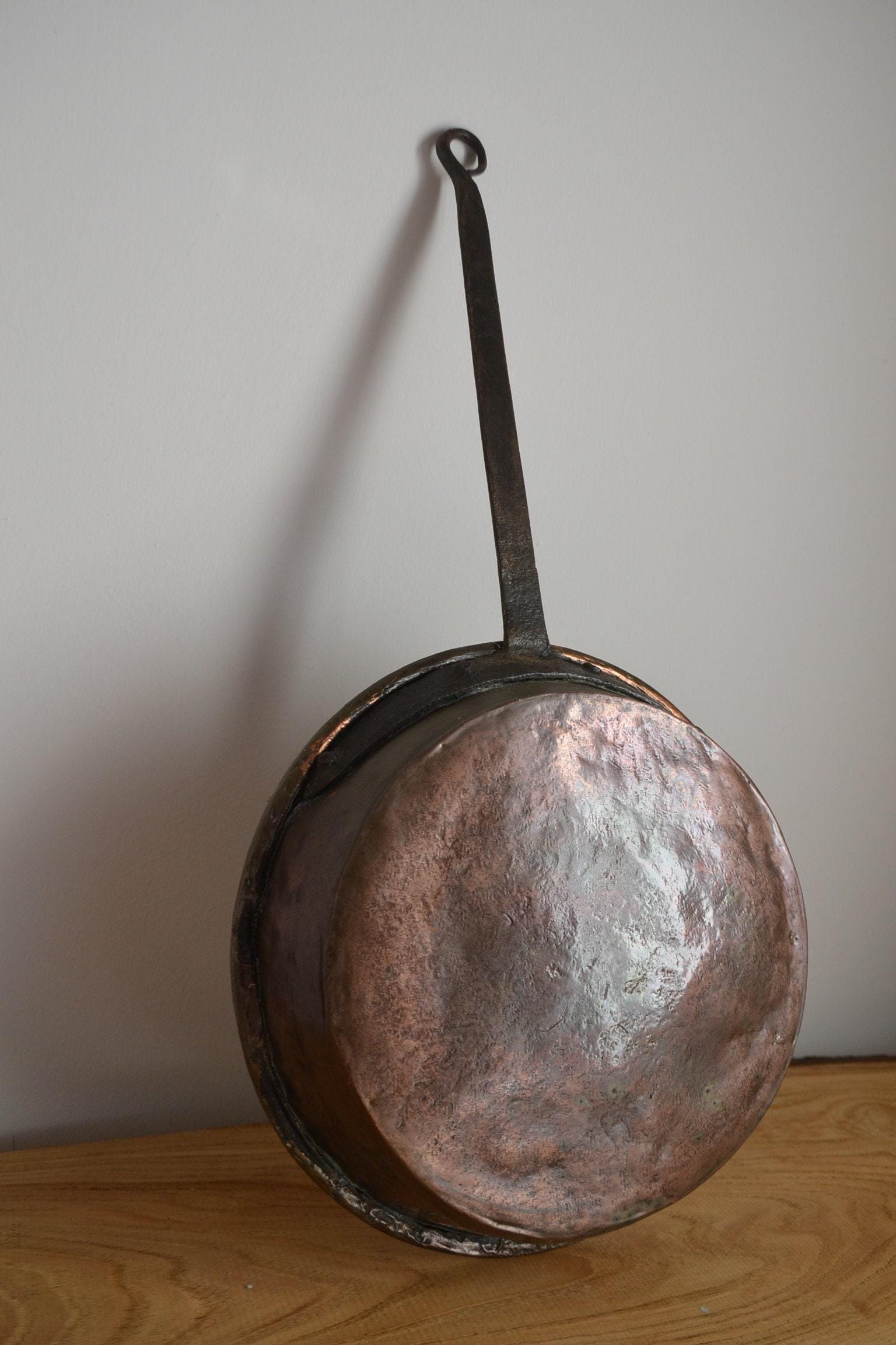 Old Copper Pot, Big Copper Pot, Vintage Copper Pot, Italian Copper Pot ...