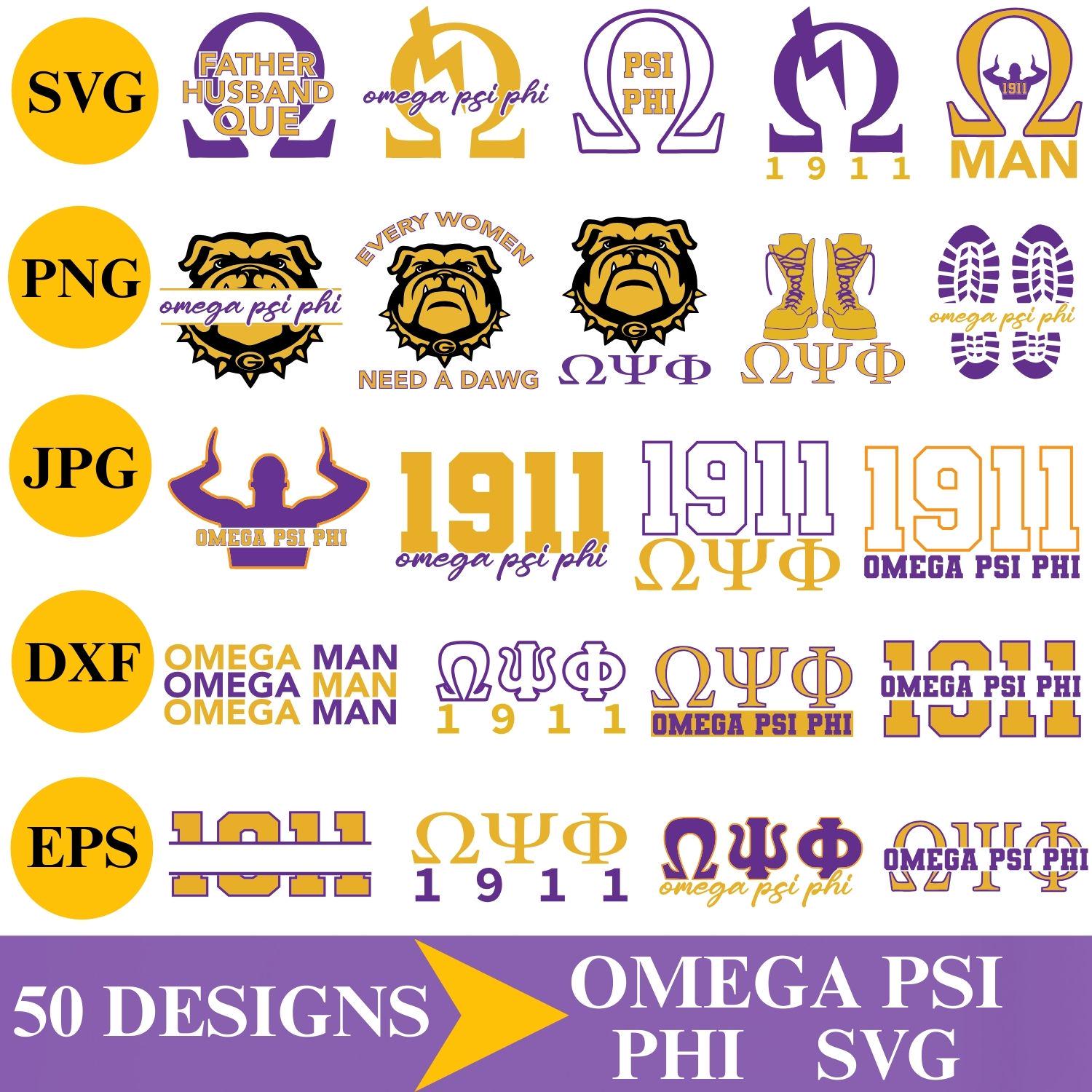 Omega Psi Phi SVG Bundle: Fraternity Designs for Cricut & Silhouette - Etsy