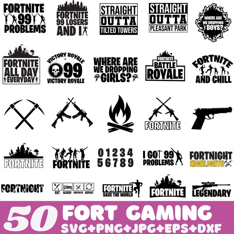 Fortnight Svg - Etsy