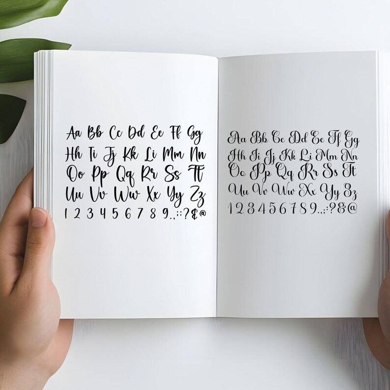 50 the Calligraphy Fonts - Font Bundle Ttf Svg Heart Font, Cricut ...