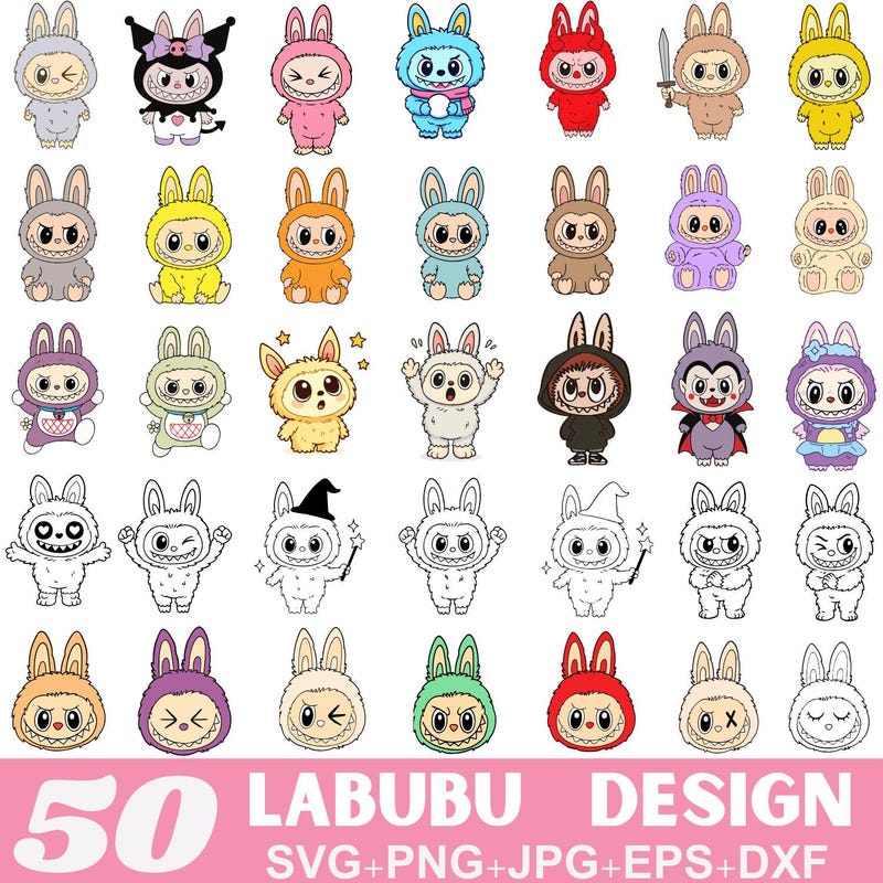 Labubu Vector - Etsy