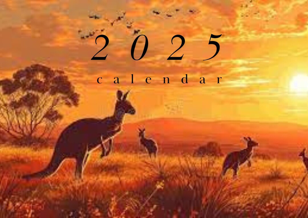 2025 Australian Wildlife Calendar - Etsy