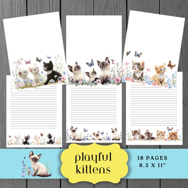 Animals Stationary Set - Etsy