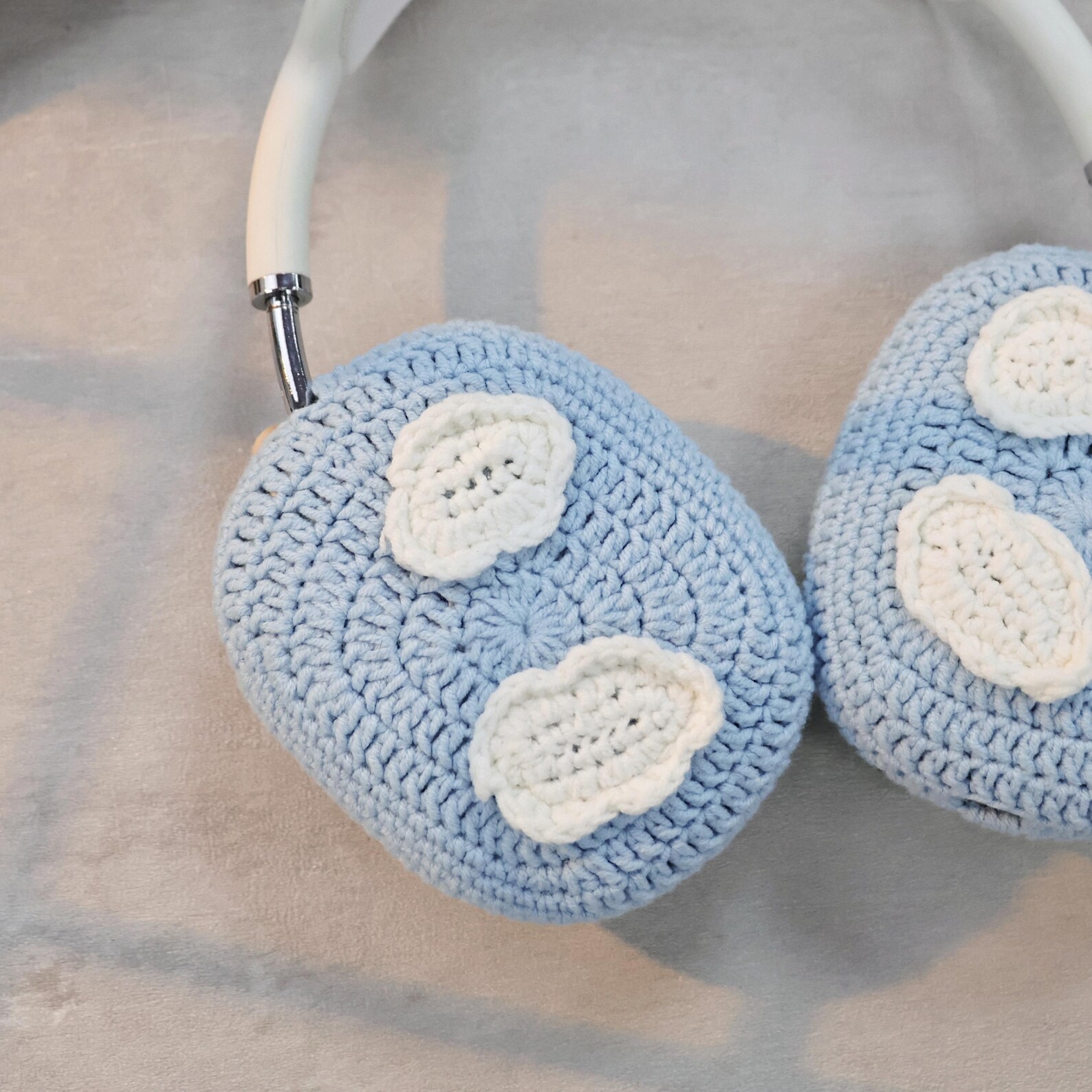 Cloud Airpods Max Headphone Covers | Cloud Design | Crochet Airpods Max ...