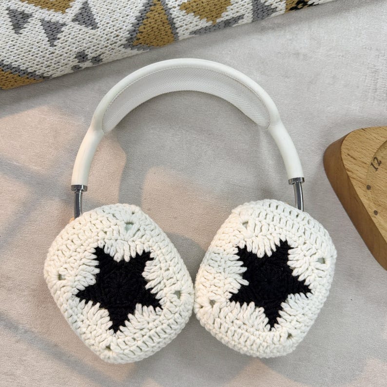 Vintage Star Airpods Max Headphone Covers | Crochet Airpods Max Case ...