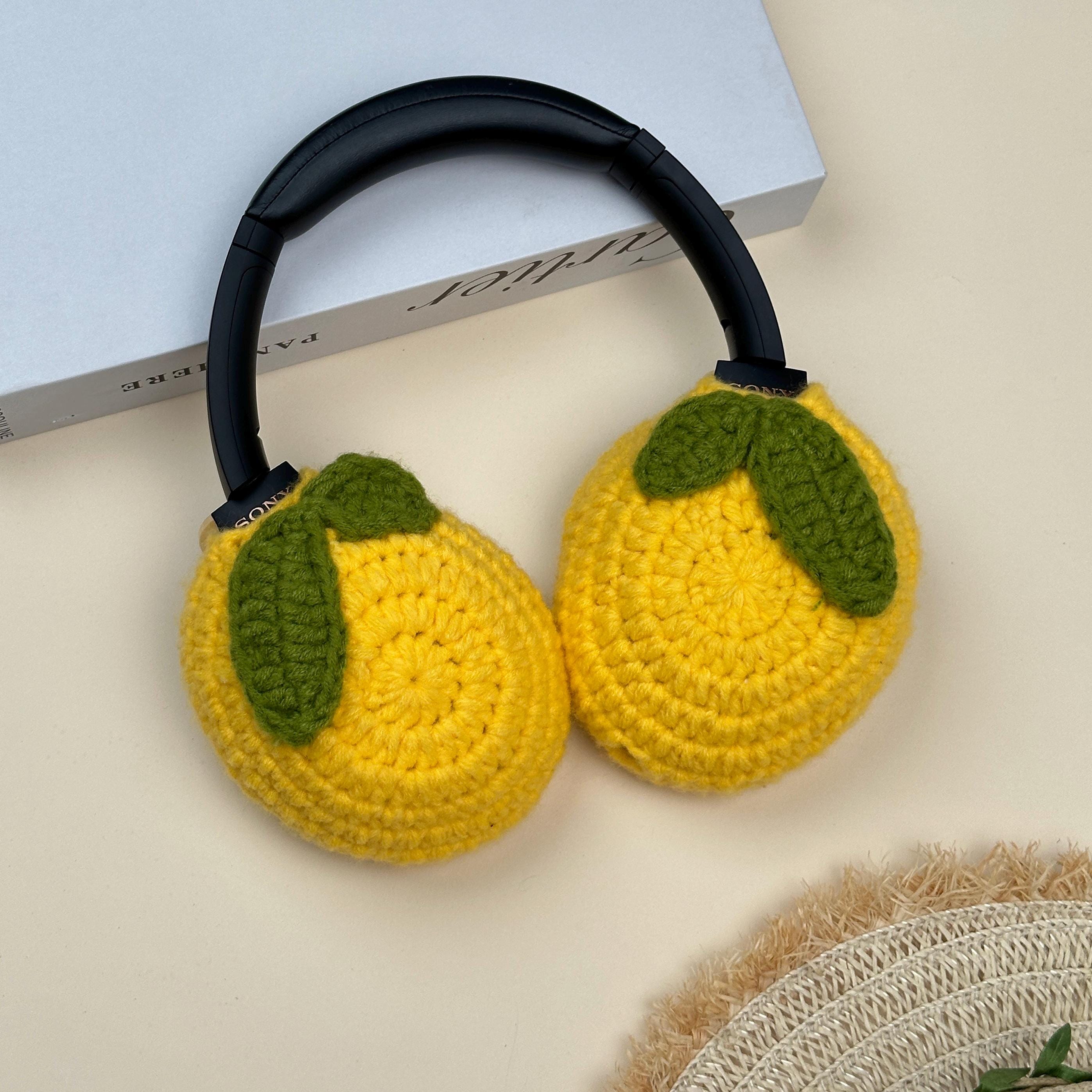 Lemon Design Granny Square Airpods Max Headphone Covers |crochet ...