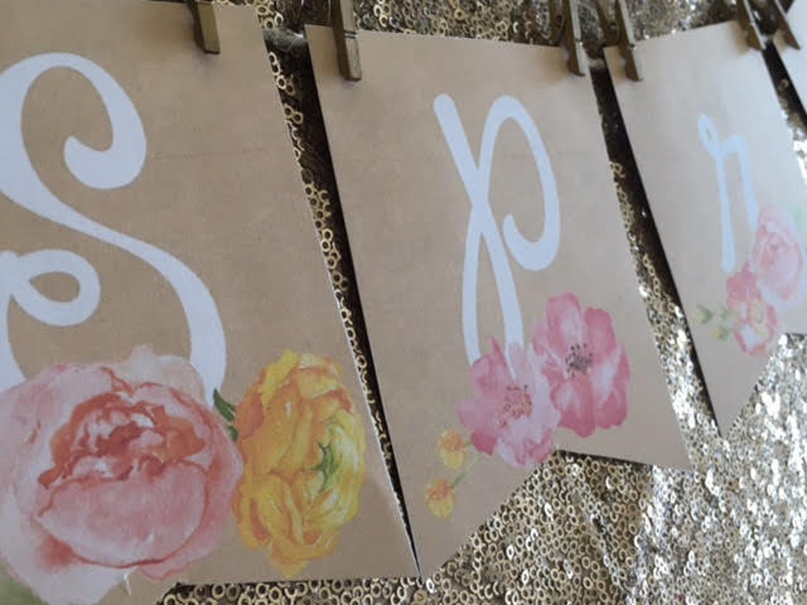 Floral Spring Banner, Floral Banner, Spring Banner, Spring Printable ...