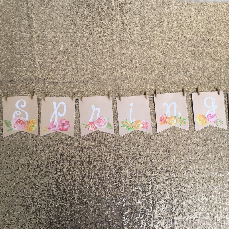 Spring Banner - Etsy