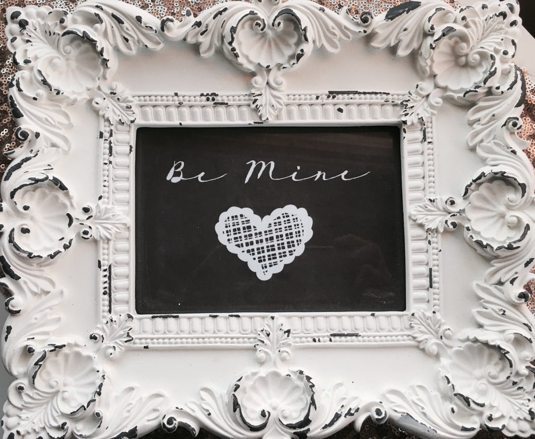 DIY "be Mine" Valentine PDF Printable {1, 8x10 & 2, 5x7} - Etsy