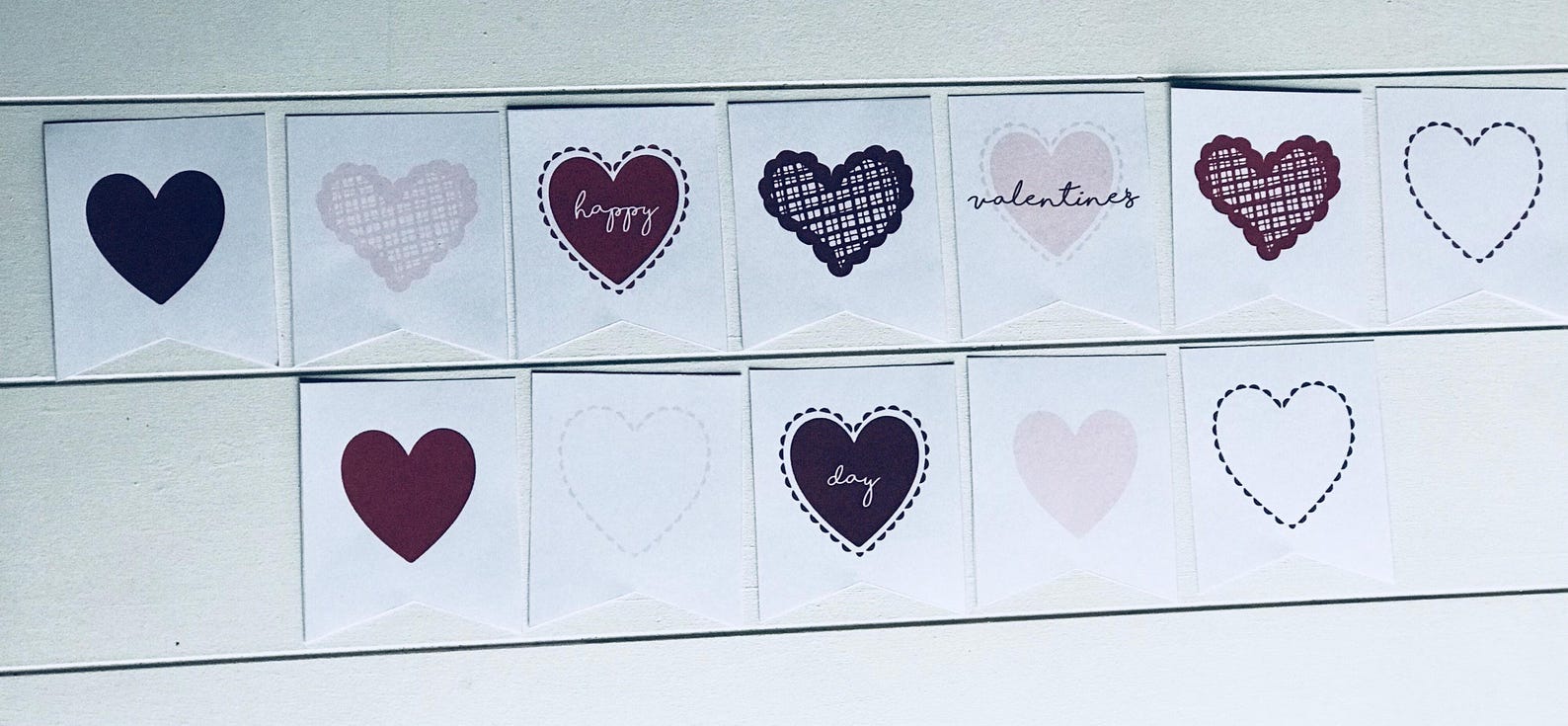 Valentine's Day Printable Bundle, Valentine's Day, Valentine, Blank ...