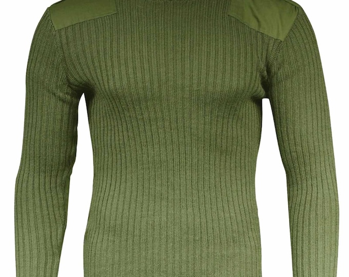 Green Commando Wool Pullover - Etsy
