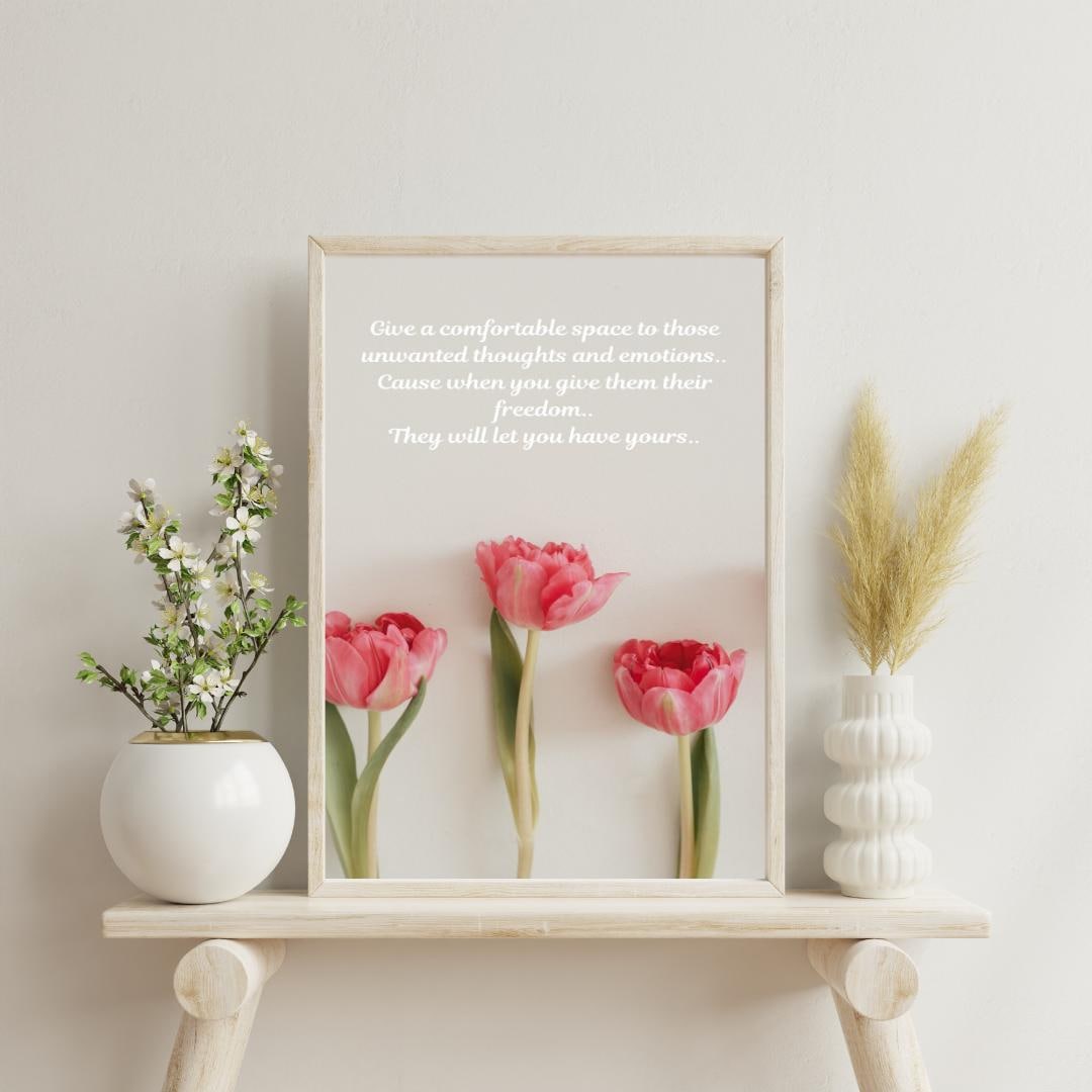 Mental Health Art,well-being Wall Art,inspirational Digital Print,self ...
