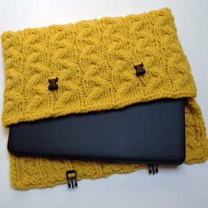 Knitting PATTERN Sunny Laptop Sleeve - Etsy