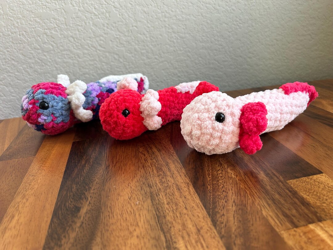 Axolotl Plush, Handmade Amigurumi Plushie, Perfect Gift for Kids and ...