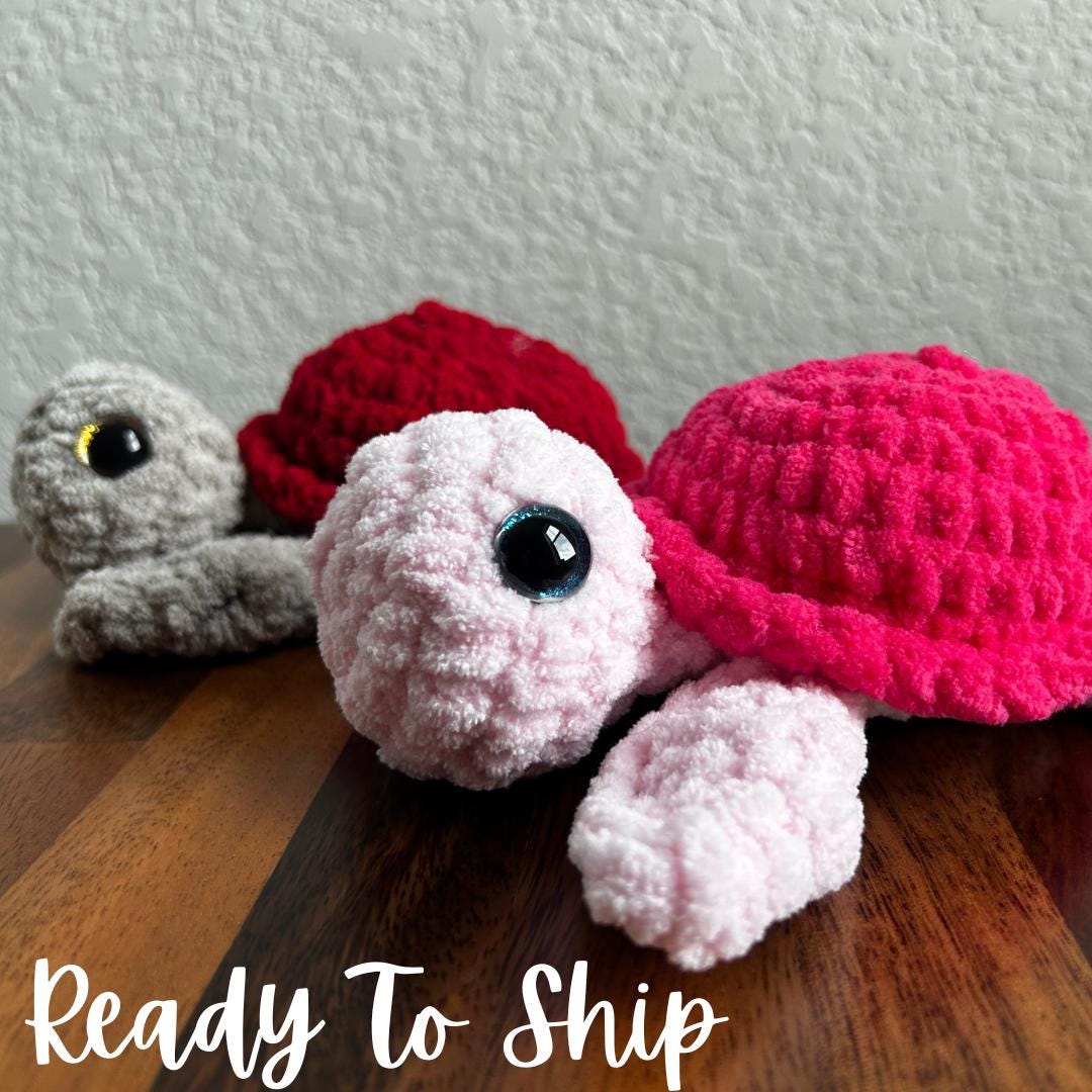Mini Sea Turtle, Crochet Plushies, Mini, Ready to Ship - Etsy