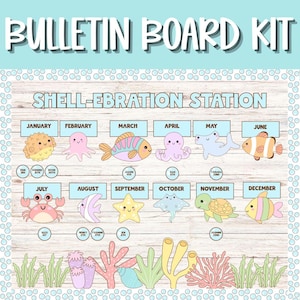 Under the Sea Birthday Bulletin Board Kit: Ocean Classroom Decor ...