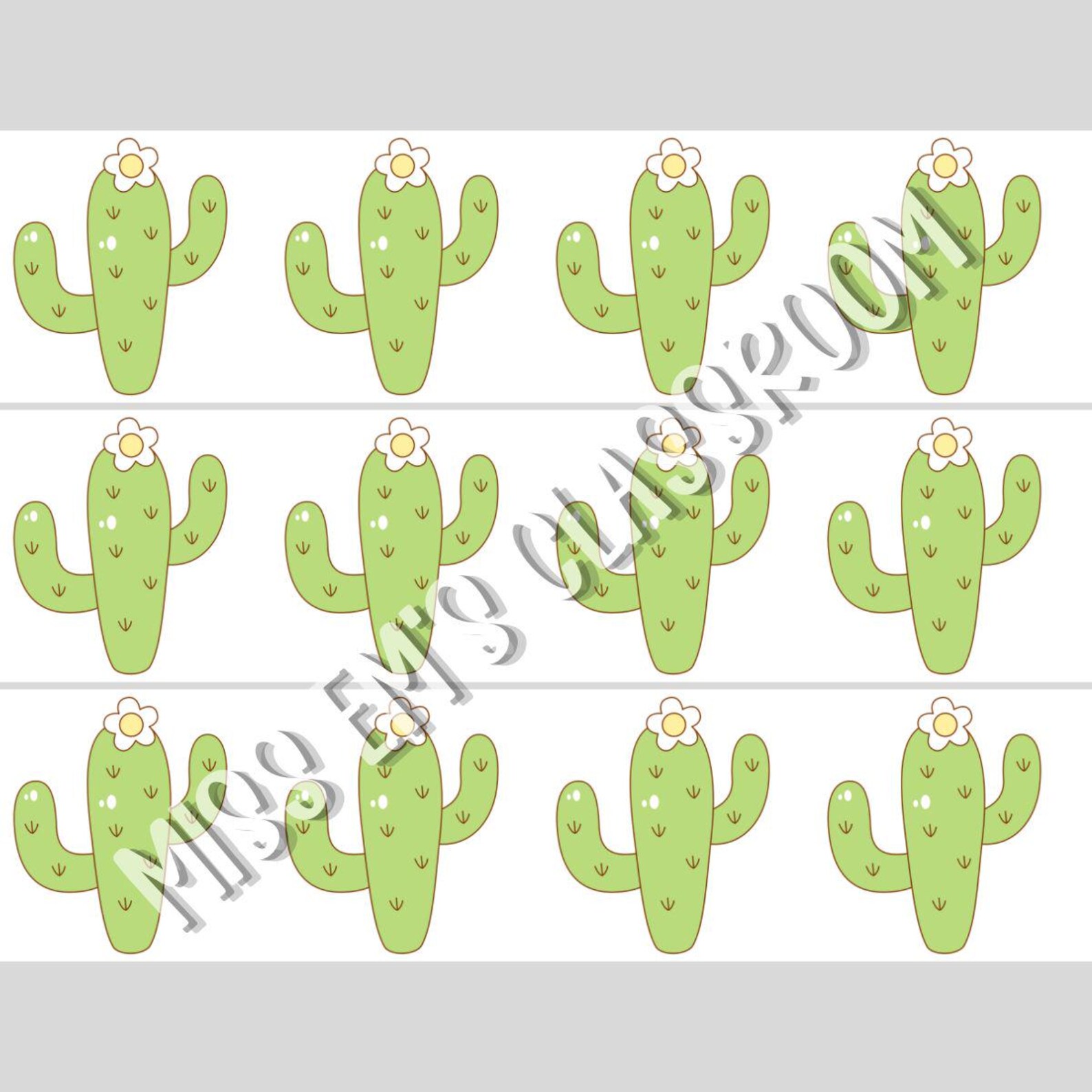 Groovy Summer Bulletin Board Borders | Printable Classroom Decor ...