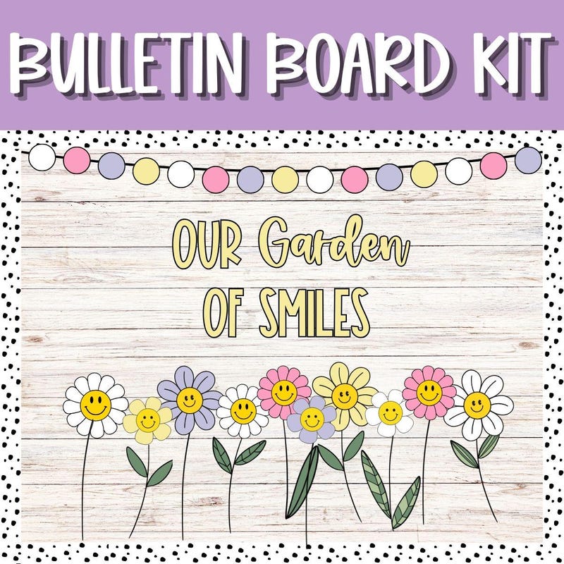 Smiley Face Bulletin Board - Etsy