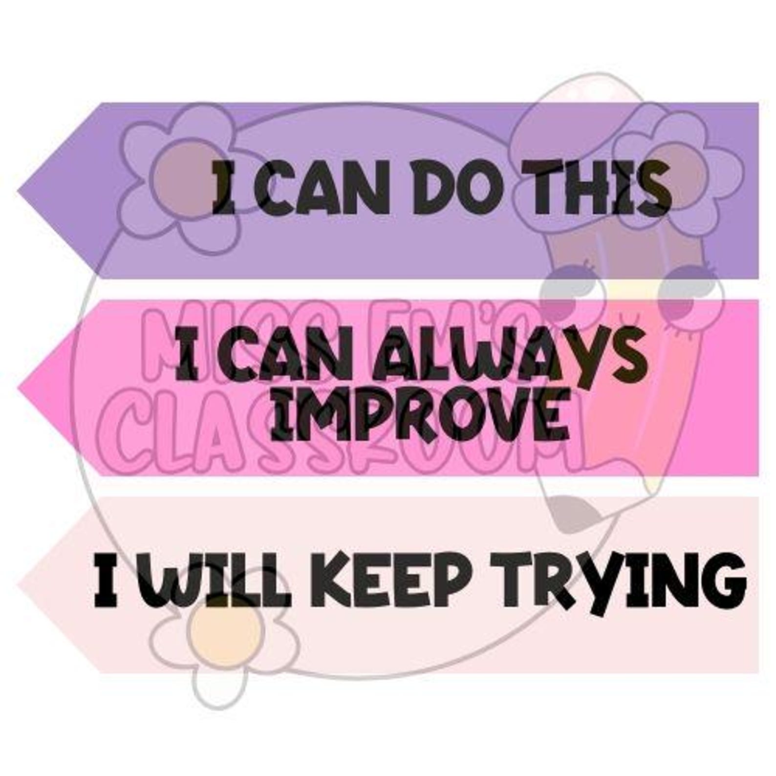 Growth Your Mind | Growth Mindset Bulletin Board Kit | Soft Pinks ...