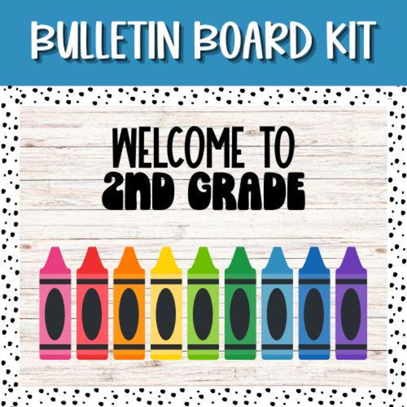 Welcome to Bulletin Board Kit: Classroom Decor (digital Download) - Etsy