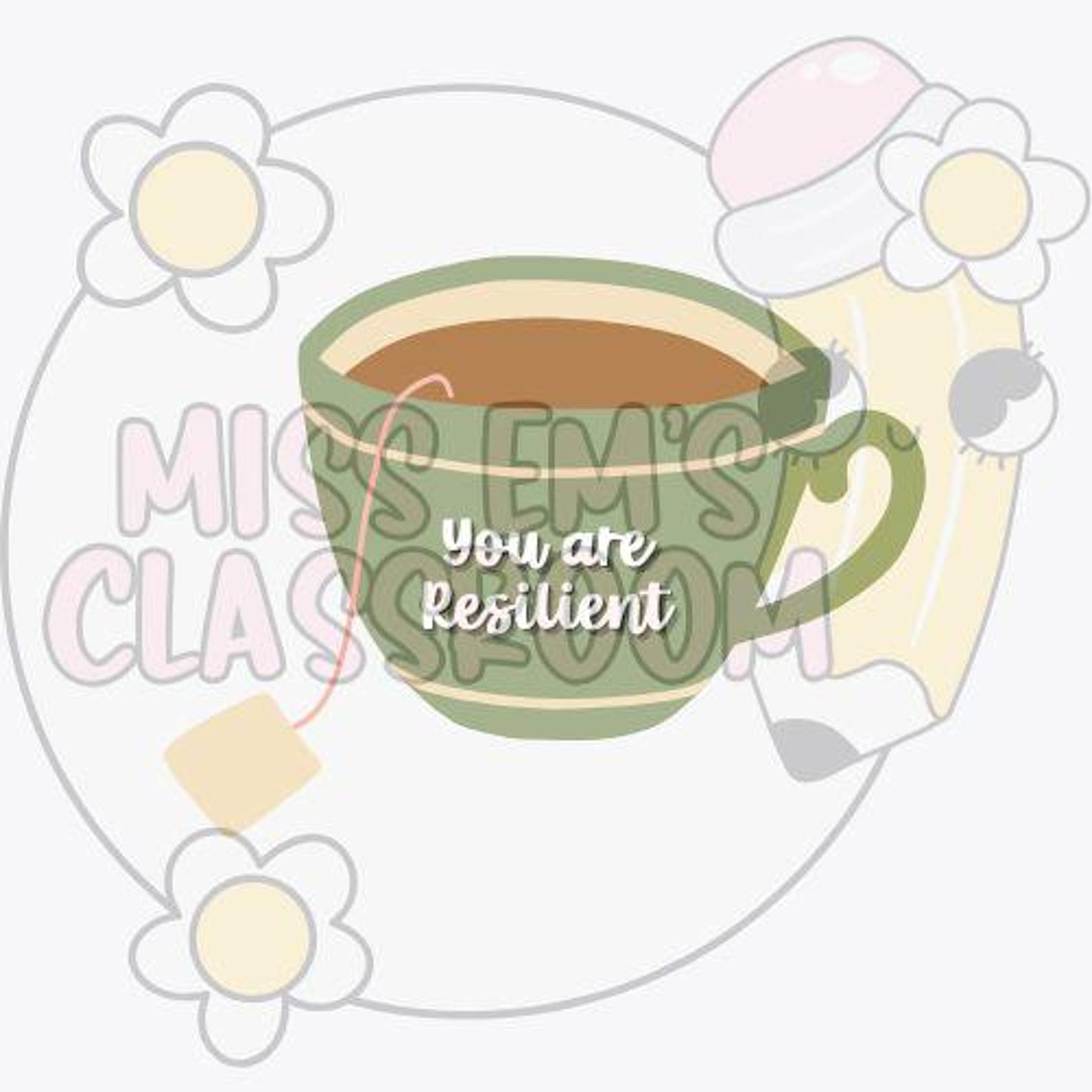 Pour a Little Positivi-tea Bulletin Board Kit | Encouraging Classroom ...