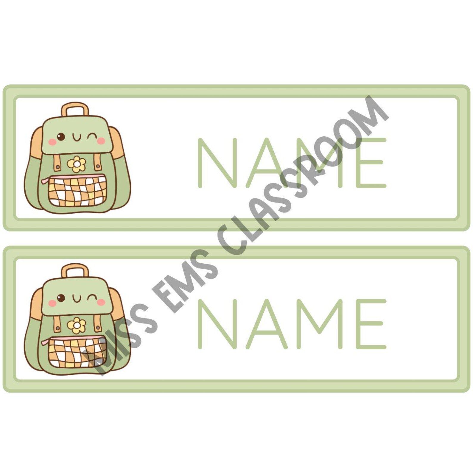 Camping Name Tags: Retro Classroom Decor (editable PDF) - Etsy