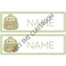 Camping Name Tags: Retro Classroom Decor (editable PDF) - Etsy