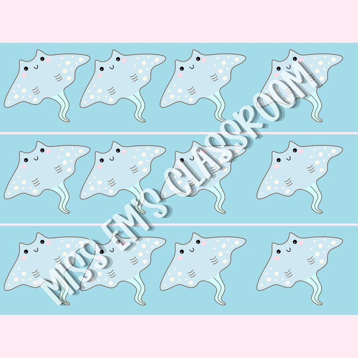 Under the Sea Bulletin Board Borders | Ocean Classroom Decor | Sea ...