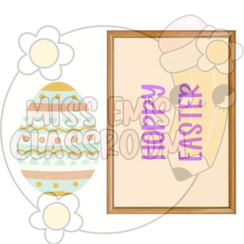 Easter Bookshelf Bulletin Board Kit Spring Classroom Decor Classroom ...