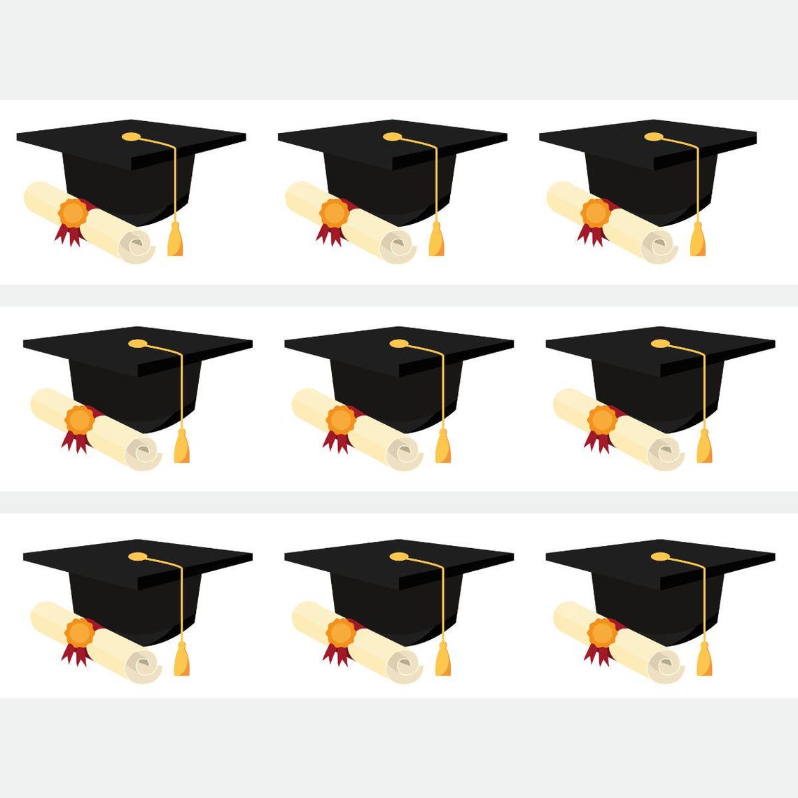 Hats off to Our Grads Bulletin Board Kit: Graduation Decor (digital ...