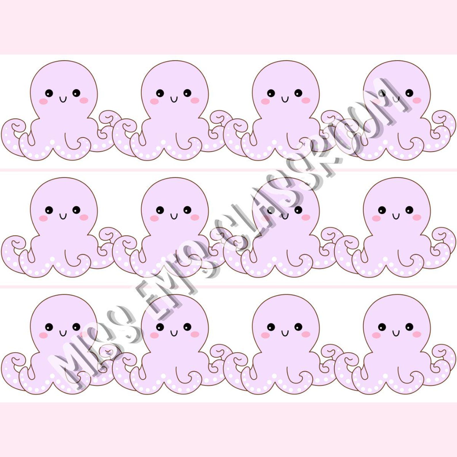 Under the Sea Bulletin Board Borders | Ocean Classroom Decor (PDF) - Etsy