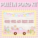 Groovy Summer Bulletin Board Kit: Retro Truck, Pineapples (PDF) - Etsy