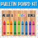 Crayon Bulletin Board Kit: Colorful Classroom Decor (digital Download ...