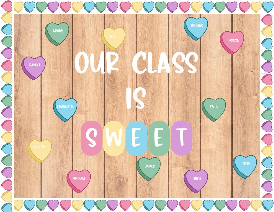 Our Class is Sweet Bulletin Board - Etsy