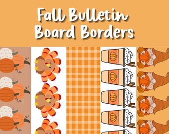 Autumn Bulletin Board Border, Printable Autumn Bulletin Board Border ...