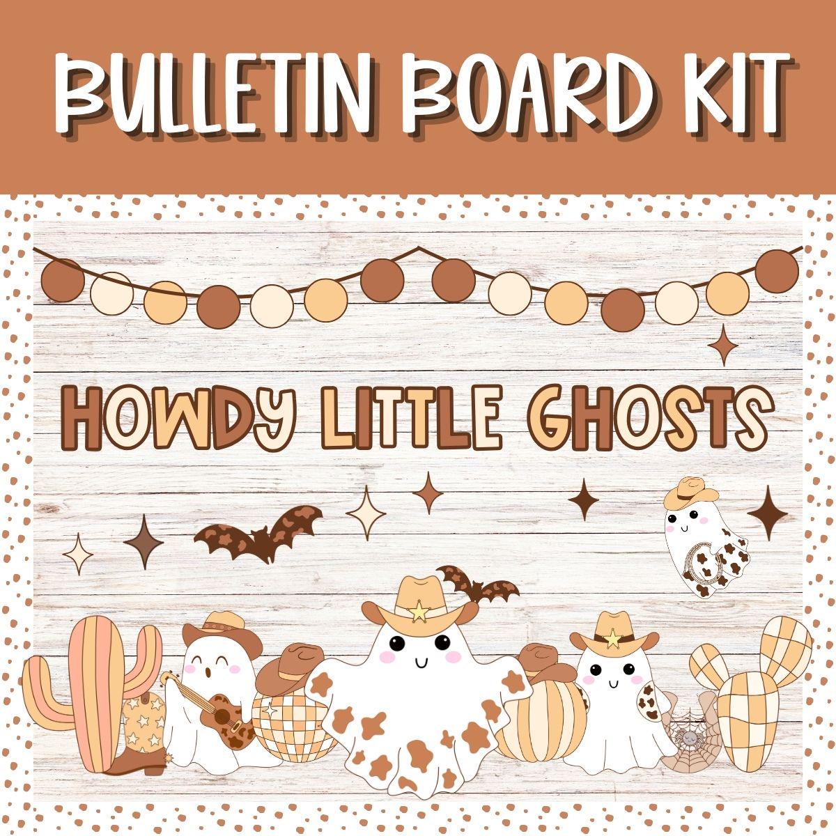 Wranglin’ up Some Boos & Howdy Little Ghosts Bulletin Board Kit - Etsy