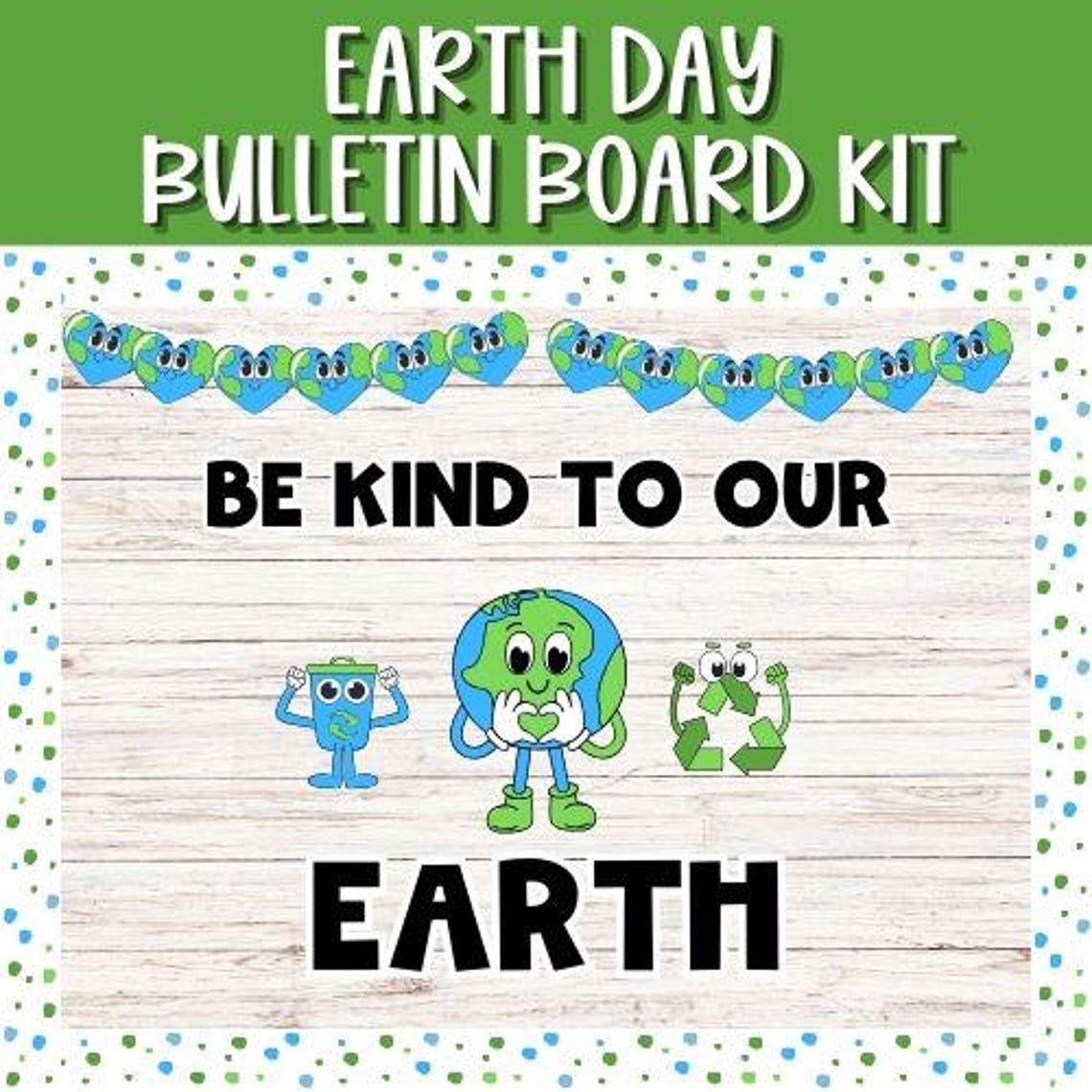 Earth Day Bulletin Board Kit: Classroom Decor (digital Download) - Etsy