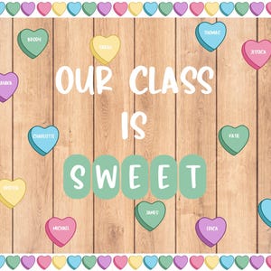 Our Class is Sweet Bulletin Board - Etsy