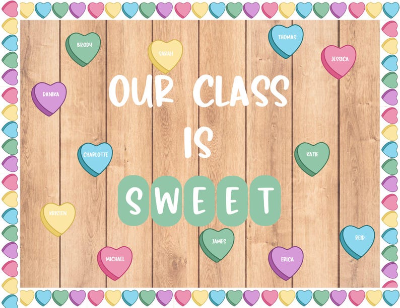 Our Class is Sweet Bulletin Board - Etsy