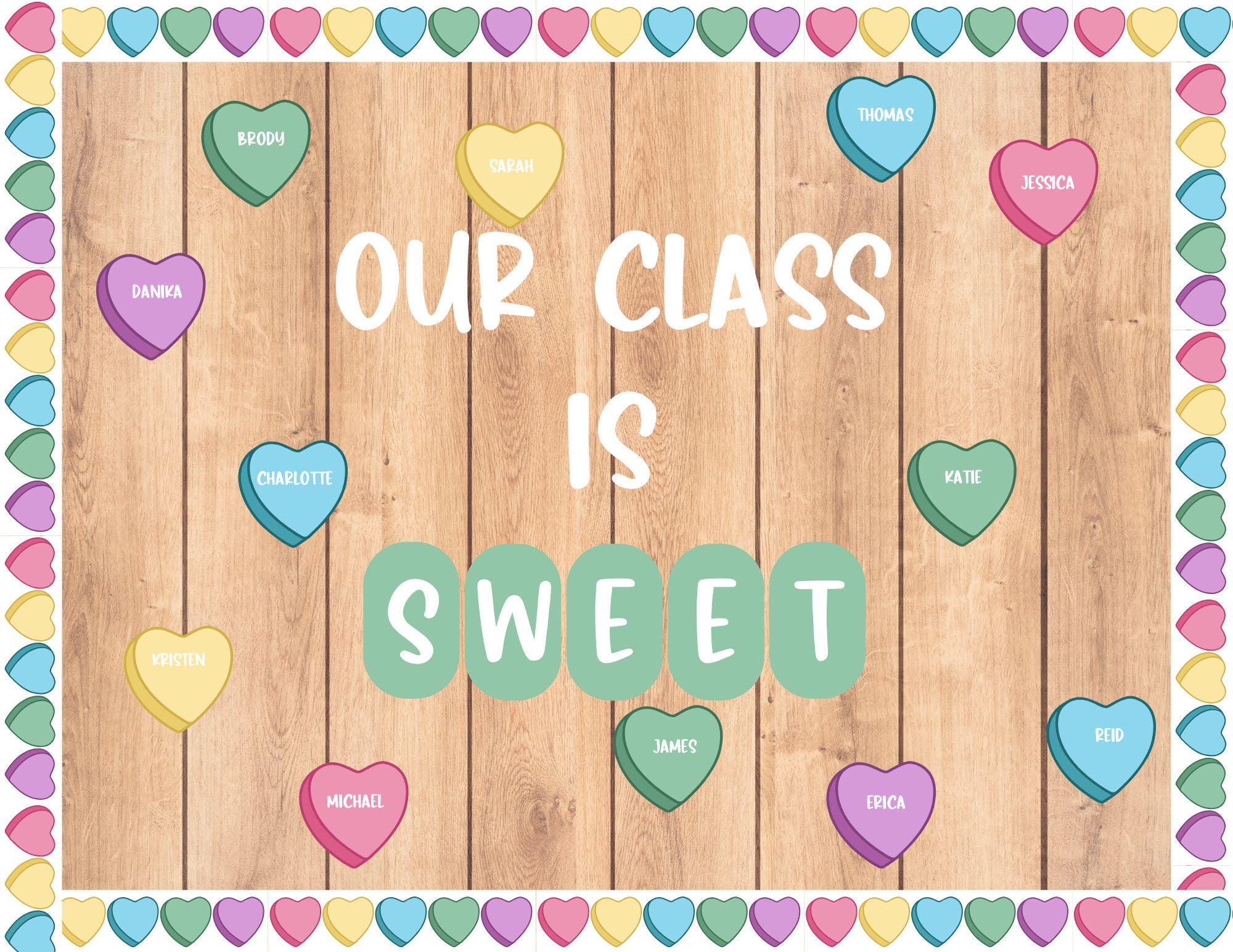 Our Class is Sweet Bulletin Board - Etsy