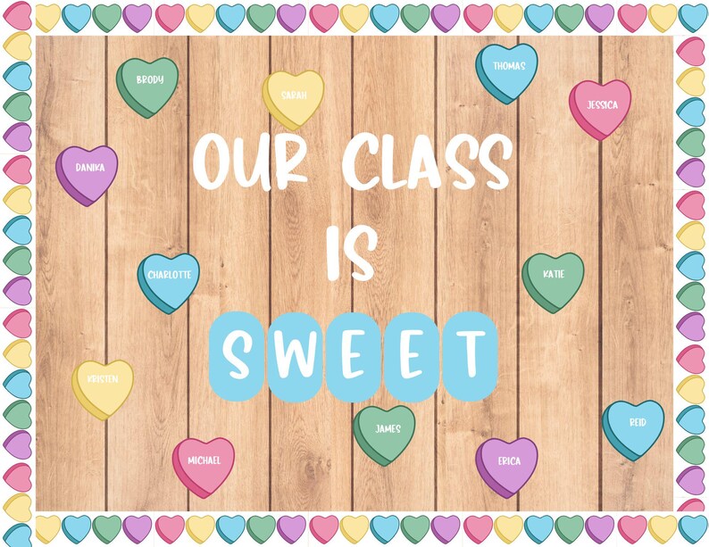 Our Class is Sweet Bulletin Board - Etsy
