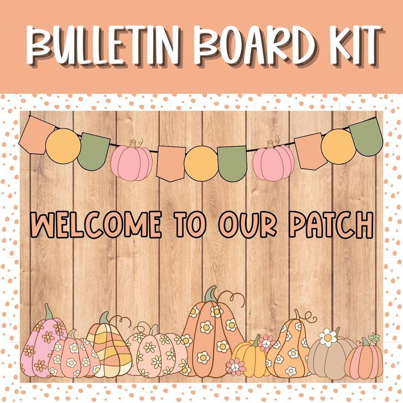 Welcome to Our Patch Bulletin Board Kit - Etsy