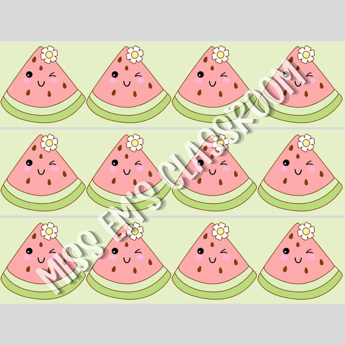 Groovy Summer Bulletin Board Borders | Printable Classroom Decor ...