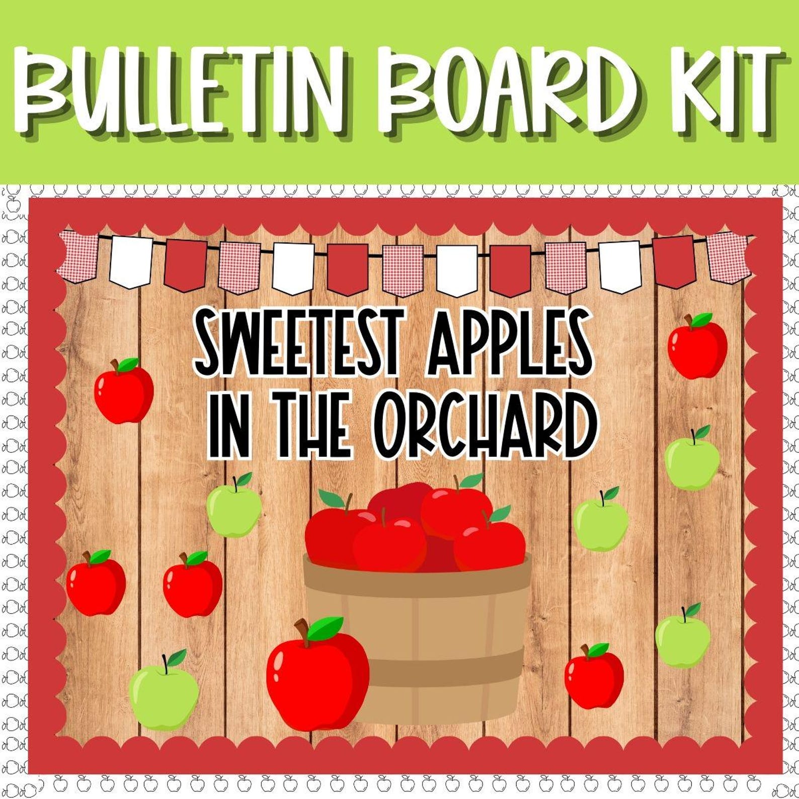 Apple Orchard Bulletin Board Kit: Classroom Decor (PDF) - Etsy