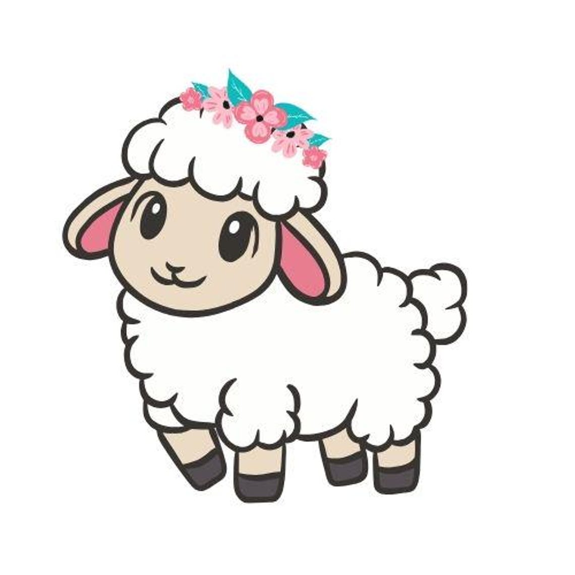 Spring Sheep Bulletin Board Kit: Floral Classroom Decor (digital ...