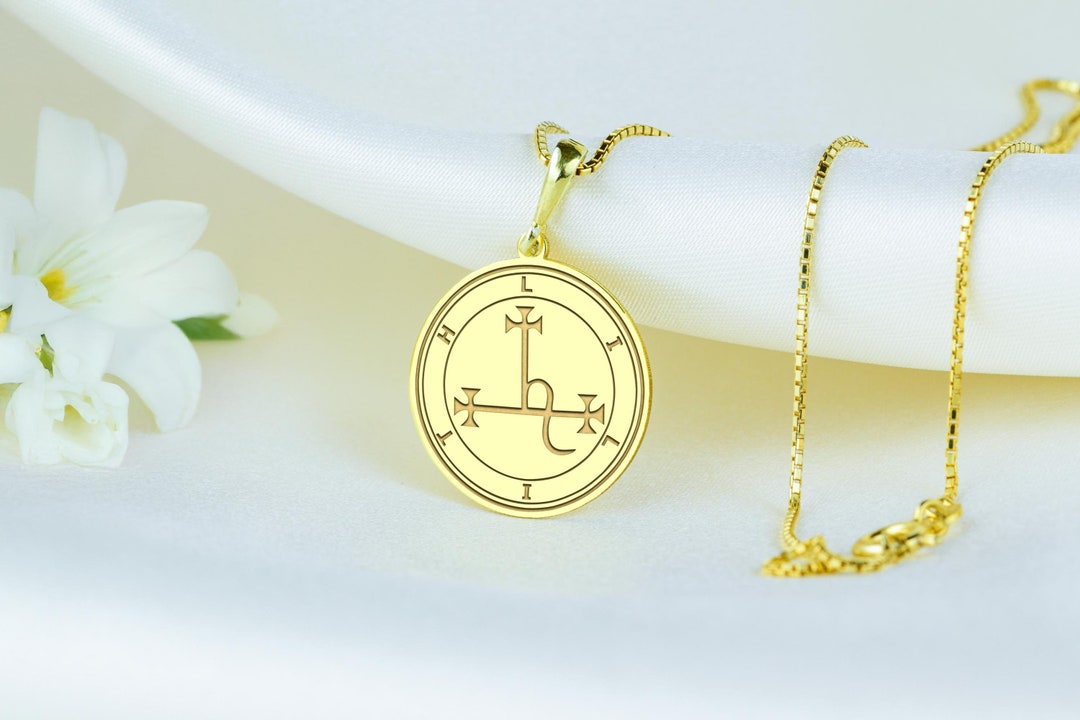 925 Sterling Silver Lilith Sigil Necklace - Occult Feminine Power ...