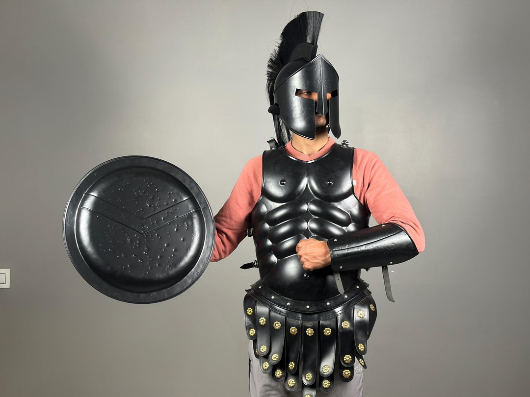 Buy 300 Movie King Leonidas Armor Suit | King of Sparta Leonidas Black ...