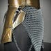Brave Lady Armor, Medieval Knight Tassets Armor With Chainmail, Female ...