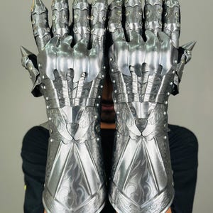 Nazgul Etching Gloves Set ~ Medieval Gauntlet Gloves Pair - Etsy