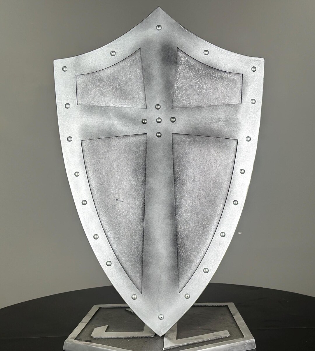 Wooden Templar Shield | Medieval Knight Cross Templar Shield | Medieval ...